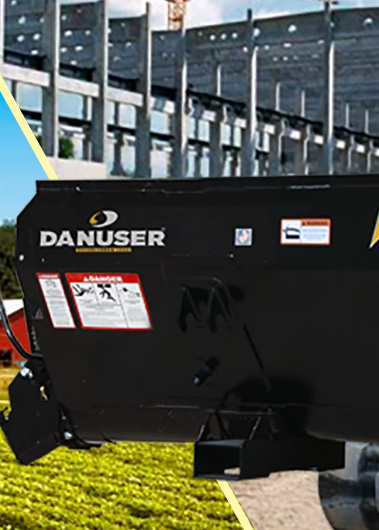 Mega Mixer Material Handling Bucket | Danuser